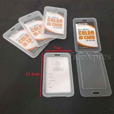 Jual Tempat Id Card Plastik Bening Original Harga Termurah Agustus 2023 | Blibli