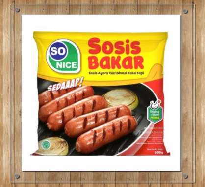 Jual Sosis Bakar So Nice 500 Gr Termurah - Harga Grosir Terupdate Hari ...