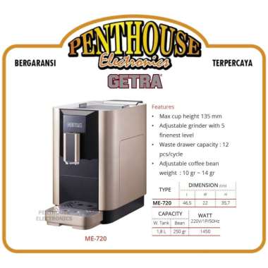Jual Getra Automatic Coffee Original Murah - Harga Diskon Desember 2022 ...