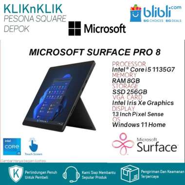 Jual Microsoft Surface Pro 8 Graphite Original Murah - Harga Diskon ...
