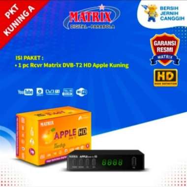 Jual Stb Matrix Apple Dvb T2 Kuning Original, Murah & Diskon Februari ...