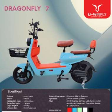 Promo Sepeda Listrik Uwinfly Redfish 5 (READY) Diskon 11% di Seller U ...