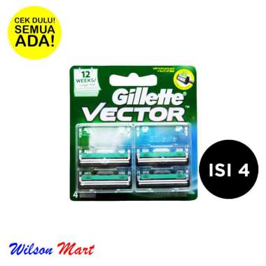 Gillette Vector Cartridge 4 Lengkap Harga Terbaru Oktober 2022 | Blibli