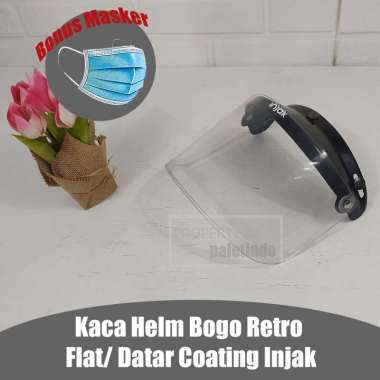 Helm Bogo Kaca Datar Bening 🔥 Original & Harga Terbaru Juni 2026