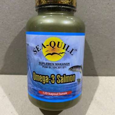 Sea Quill Omega 3 Salmon 120 Kapsul Lengkap Harga Terbaru April 2023 ...