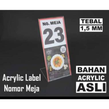 Jual Akrilik Menu Holder Original Harga Termurah Maret 2024 | Blibli