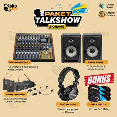 Jual Paket Podcast Talkshow 4 Orang Original, Murah & Diskon Oktober ...