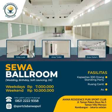 Jual Sewa Ruang Meeting di Seller ANWA SPORT CLUB - ANWA SPORT CLUB ...