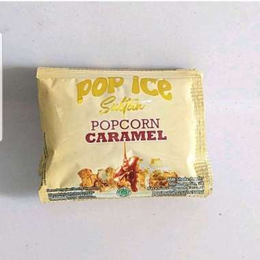 Pop Ice Popcorn Caramel 100% Asli Indonesia Agustus 2023 | Blibli