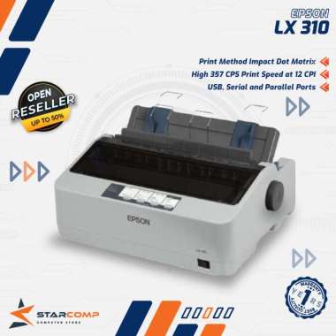 Jual Printer Epson Lx 310 Dot Matrix Original Murah - Harga Diskon ...