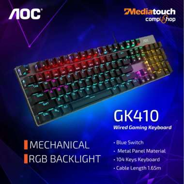 Jual Aoc Mechanical Keyboard Gk410 Original Murah - Harga Diskon April ...