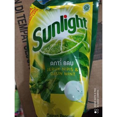 Promo Sunlight Sabun Cuci Piring Anti Bau [650 mL/ Refill] - - Diskon ...