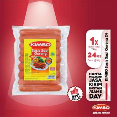 Promo KIMBO Reddi Sosis Ikan Rasa Otak-otak Toples [1 pcs x 552 g] di ...