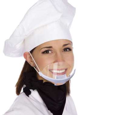 Masker Chef Transparan 100% Asli Indonesia Desember 2022 | Blibli