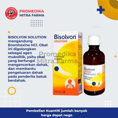 Bisolvon Elixir Bromhexine Hcl Lengkap Harga Terbaru Februari 2023 | Blibli