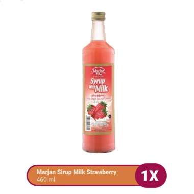 Jual Marjan Syrup With Milk Strawberry Terbaru - Harga Promo Mei 2023 ...