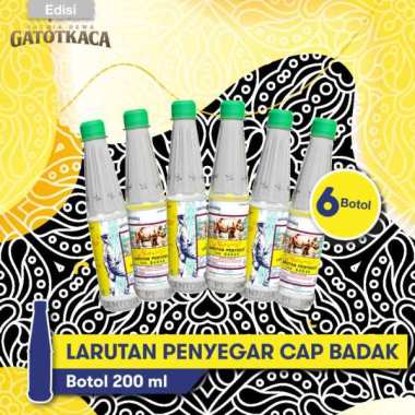 Jual Edisi Gatotkaca + Koin | Larutan Penyegar Cap Badak Paket 6 pcs | Pereda Panas Dalam - Rasa ...
