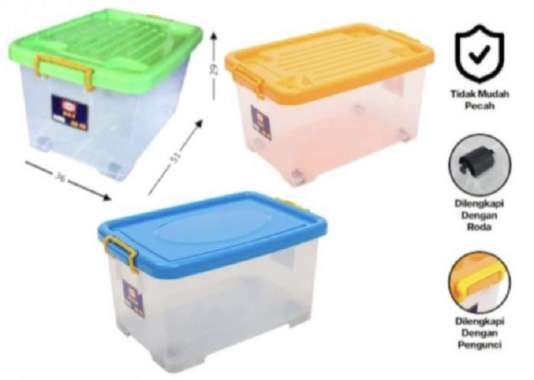 Jual Box Kontainer Plastik Original Murah - Harga Diskon Januari 2024 ...