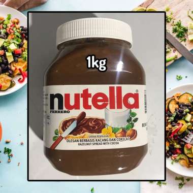 Promo Nutella 1Kg / 1000 Gram Hazelnut Spread Nutela 1 Kg Sudah HALAL ...
