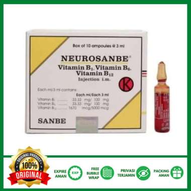 Neurosanbe Injeksi Lengkap Harga Terbaru Desember 2022 | Blibli