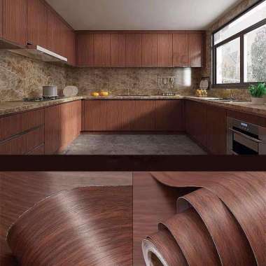 Promo Wallpaper Stiker Pelapis Triplek Meja Furniture Rumah Motif Kayu ...