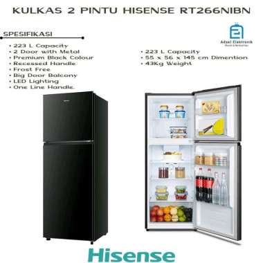 Jual Kulkas Hisense Rt 266 Original, Murah & Diskon Juni 2023 | Blibli