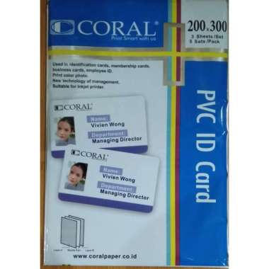 Jual Coral Pvc Id Card Original Murah - Harga Diskon Januari 2023 ...