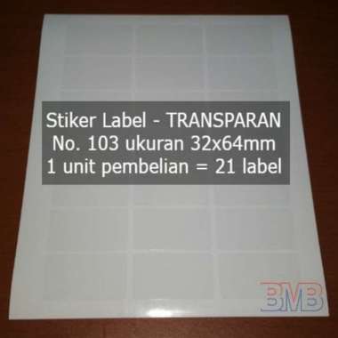 Jual Kertas Label No 103 Terbaik Mei 2022 - Harga Murah & Gratis Ongkir ...