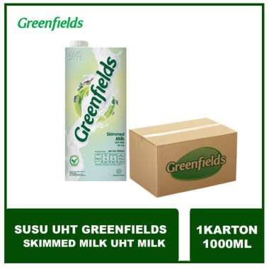 Jual Greenfields Skimmed Milk 1 Kardus Termurah - Harga Grosir ...