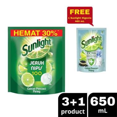 Jual Sunlight Sabun Cuci Piring Higienis 650 Ml Refill Termurah - Harga Grosir Terupdate Hari ...