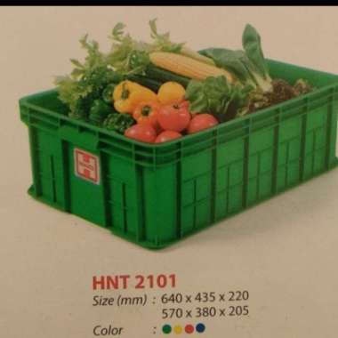 Jual Box Container Keranjang Industri Hanata 56 Liter Original Murah ...