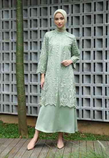 Baju Gamis Warna Hijau Sage 100% Asli Indonesia Agustus 2023 | Blibli