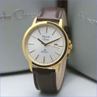 Jual Jam Tangan Alexandre Christie Original Gold Original & Branded ...