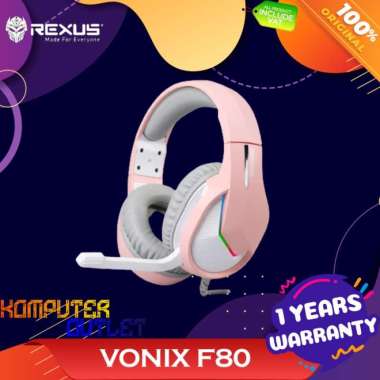 Jual Rexus Headset Gaming Vonix F80 Free Splitter Murah Juli 2022 ...