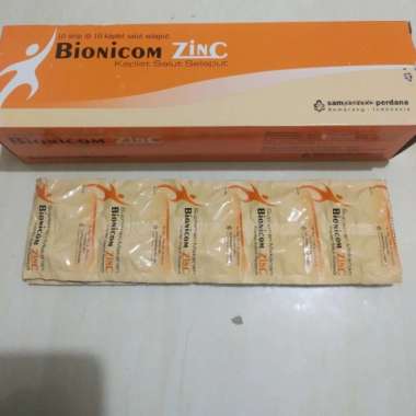 Bionicom Zinc Multivitamin Lembaran Lengkap Harga Terbaru Januari 2023 ...