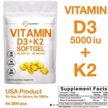 Vitamin D3 K2 Gel Lengkap Harga Terbaru Desember 2022 | Blibli