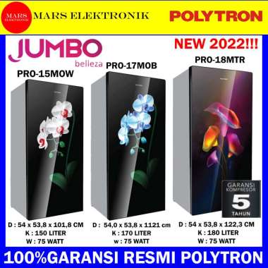 Jual Kulkas Polytron Belleza 2 Pintu 170 L Original, Murah & Diskon ...