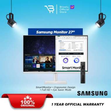 Jual Samsung Smart Monitor Ls27 Bm501 Eexxd Original Murah - Harga ...