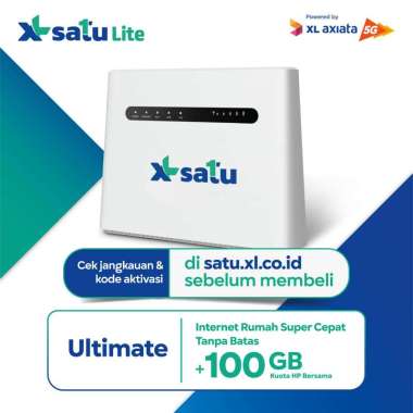 Jual Xl Satu Lite Internet Rumah Unlimited Kuota Hp Hingga 100 Gb Super ...