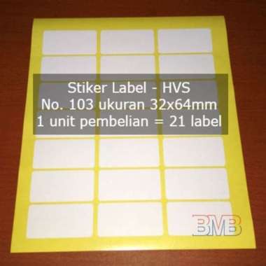 Jual Kertas Label No 103 Original Murah - Harga Diskon Mei 2023 ...
