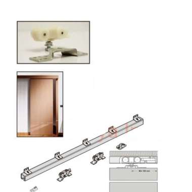 Jual Rel Pintu Sliding 2 Meter Original Murah - Harga Diskon Desember ...