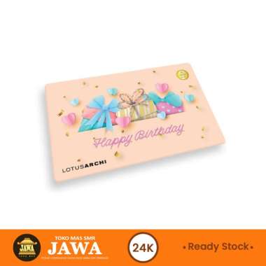 Jual 24 K Happy Birthday Model Terbaru Asli - Harga Terbaru Update Hari ...
