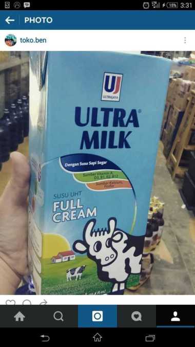 Jual Susu Ultra Uht Full Cream 1 L Termurah - Harga Grosir Terupdate Hari Ini | Blibli
