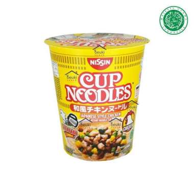 Jual Nissin Cup Noodle Rasa Kaldu Ayam Ala Jepang Mie Instan Halal Kemasan Cup Termurah - Harga ...