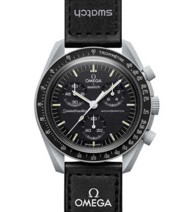 Jual jam tangan unisex original swatch x omega bioceramic moonswatch ...