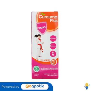 Jual Curcuma Plus Syrup Isi 60 Ml Botol Di Seller Apotek Gp Sehat ...