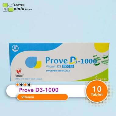 Jual Prove D3-5000 IU 10 Tablet di Seller Apotek Pinta Farma Official ...
