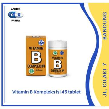 Vit B Complex Ipi Lengkap Harga Terbaru Juni 2024 | Blibli