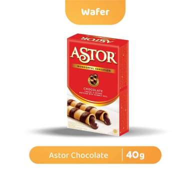 Harga Astor Wafer Roll Chocolate 40 gr hari ini Jumat, 11 Okt 2024 22. ...