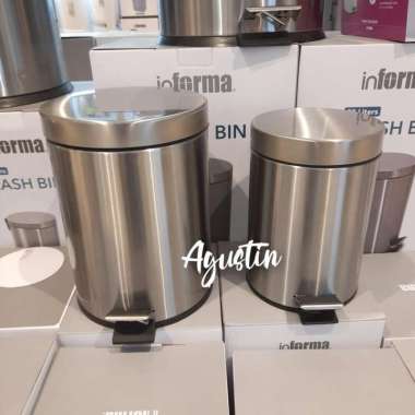 Jual Tempat Sampah Stainless Pedal 3 Jenis Original Murah - Harga Diskon November 2023 | Blibli.com